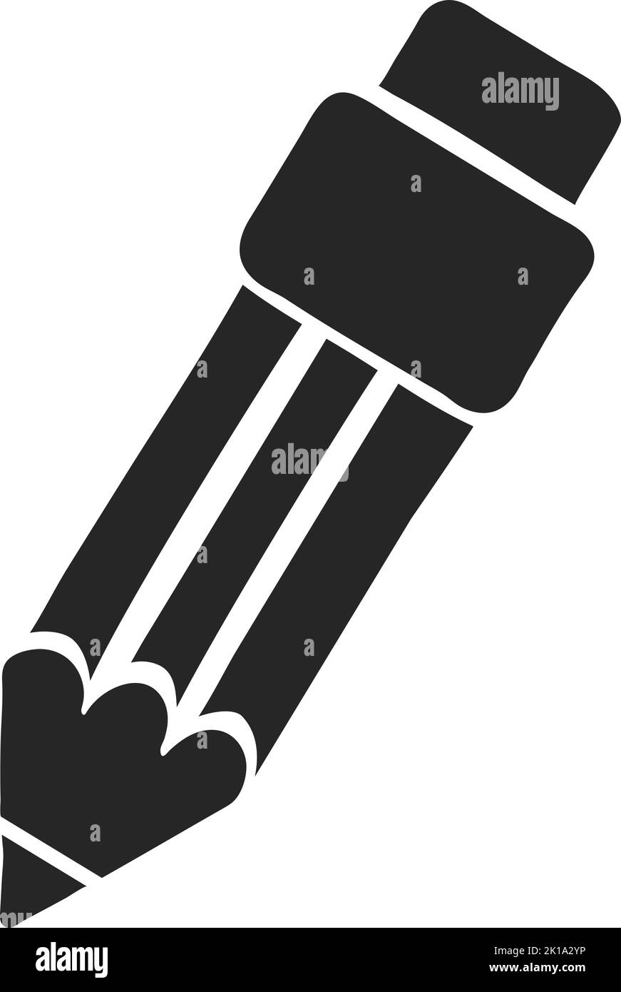 Hand drawn Pencil vector illustration Stock Vector Image & Art - Alamy