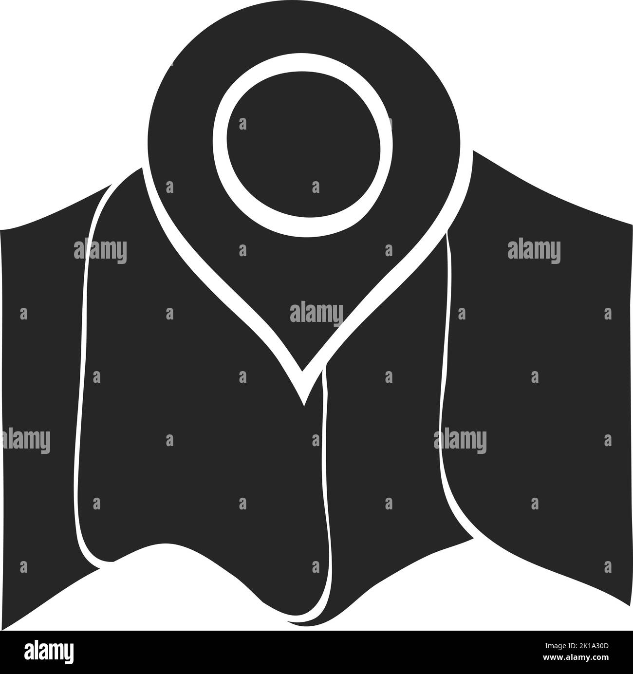 Hand drawn Road map vector illustration Stock Vector Image & Art - Alamy