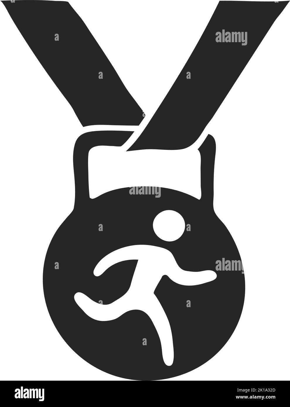 Hand drawn Athletic medal vector illustration Stock Vector Image & Art ...