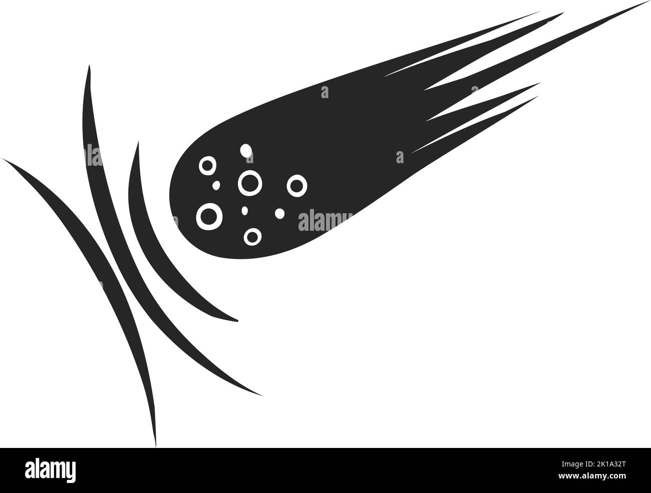 Hand drawn Comet vector illustration Stock Vector Image & Art - Alamy