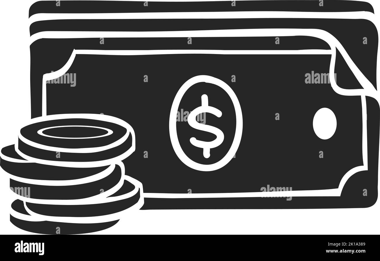 Hand drawn Money vector illustration Stock Vector Image & Art - Alamy