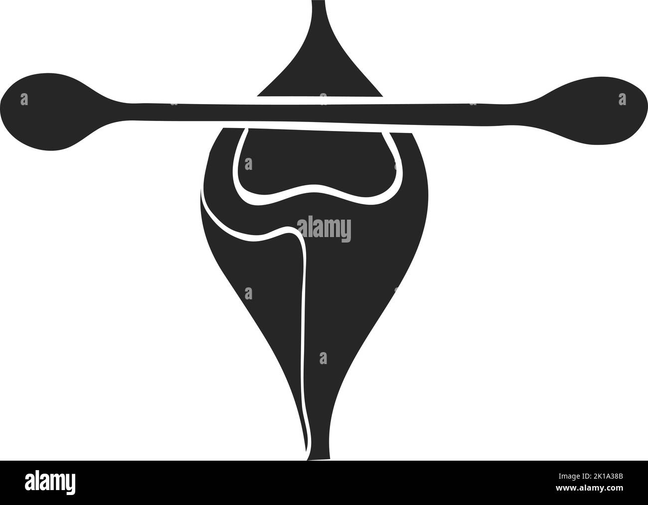 Hand drawn Canoe vector illustration Stock Vector Image & Art - Alamy