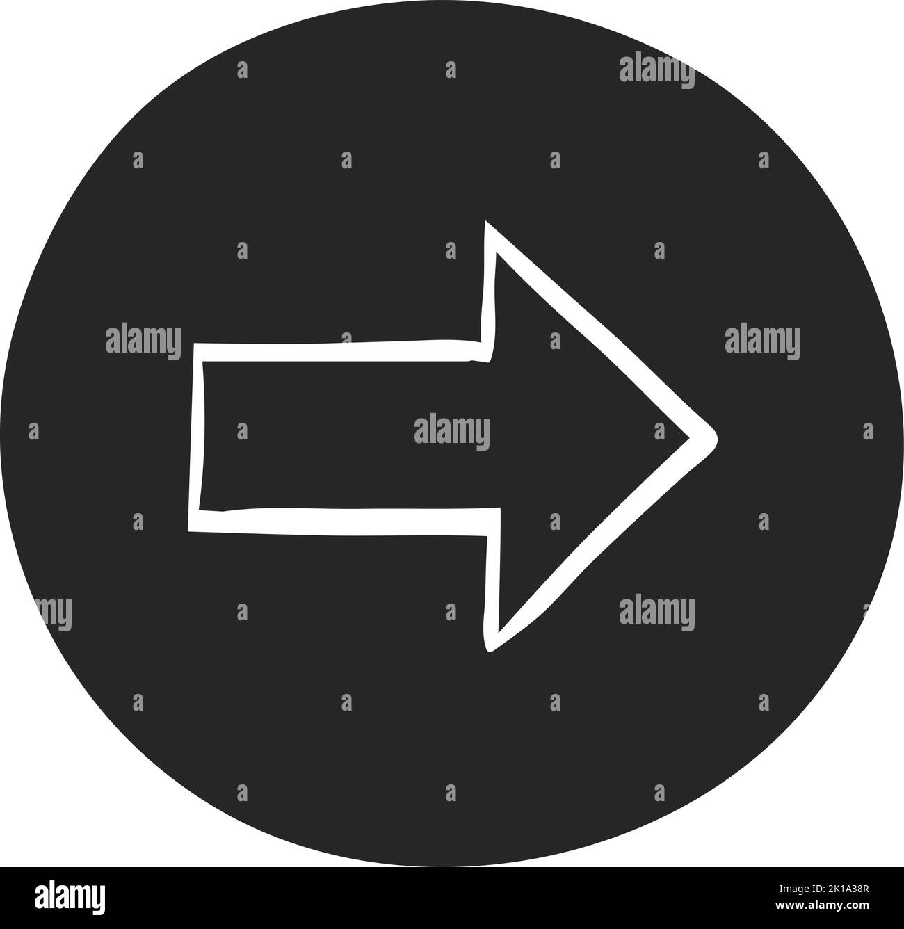 Hand drawn Arrow vector illustration Stock Vector Image & Art - Alamy
