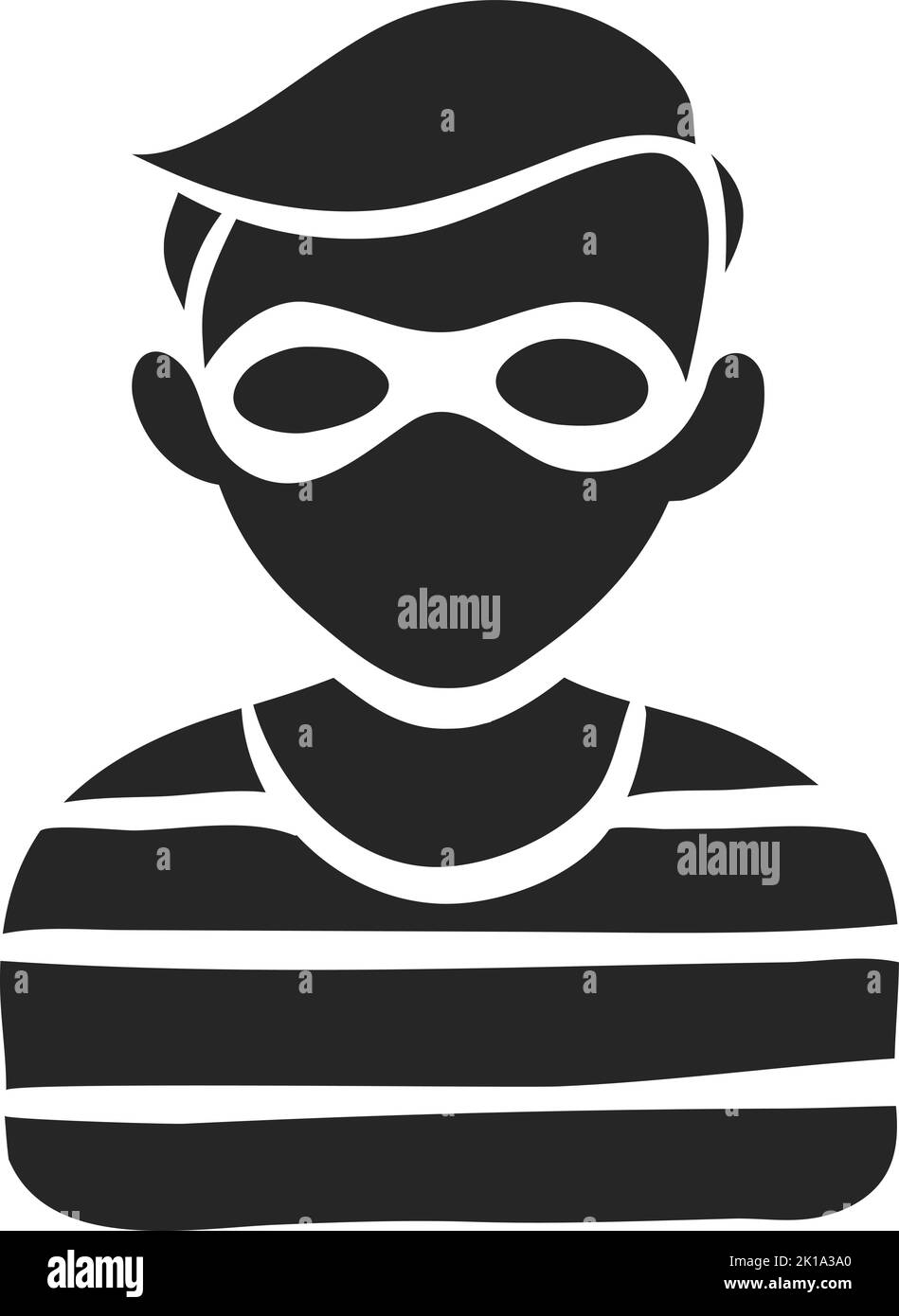 Hand drawn Burglar vector illustration Stock Vector Image & Art - Alamy