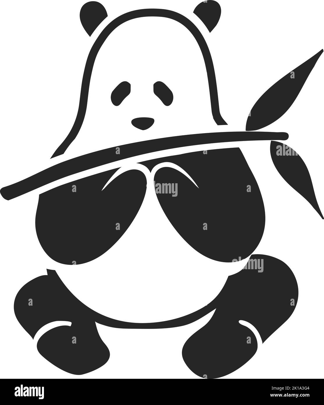 Hand drawn Panda vector illustration Stock Vector Image & Art - Alamy