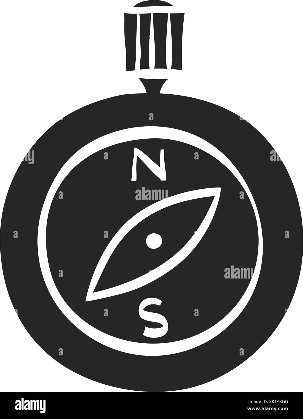 Hand drawn Compass vector illustration Stock Vector Image & Art - Alamy