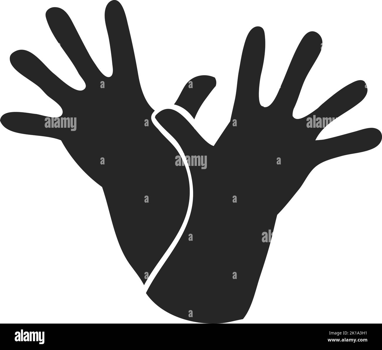 Hand drawn Cleaning glove vector illustration Stock Vector Image & Art ...
