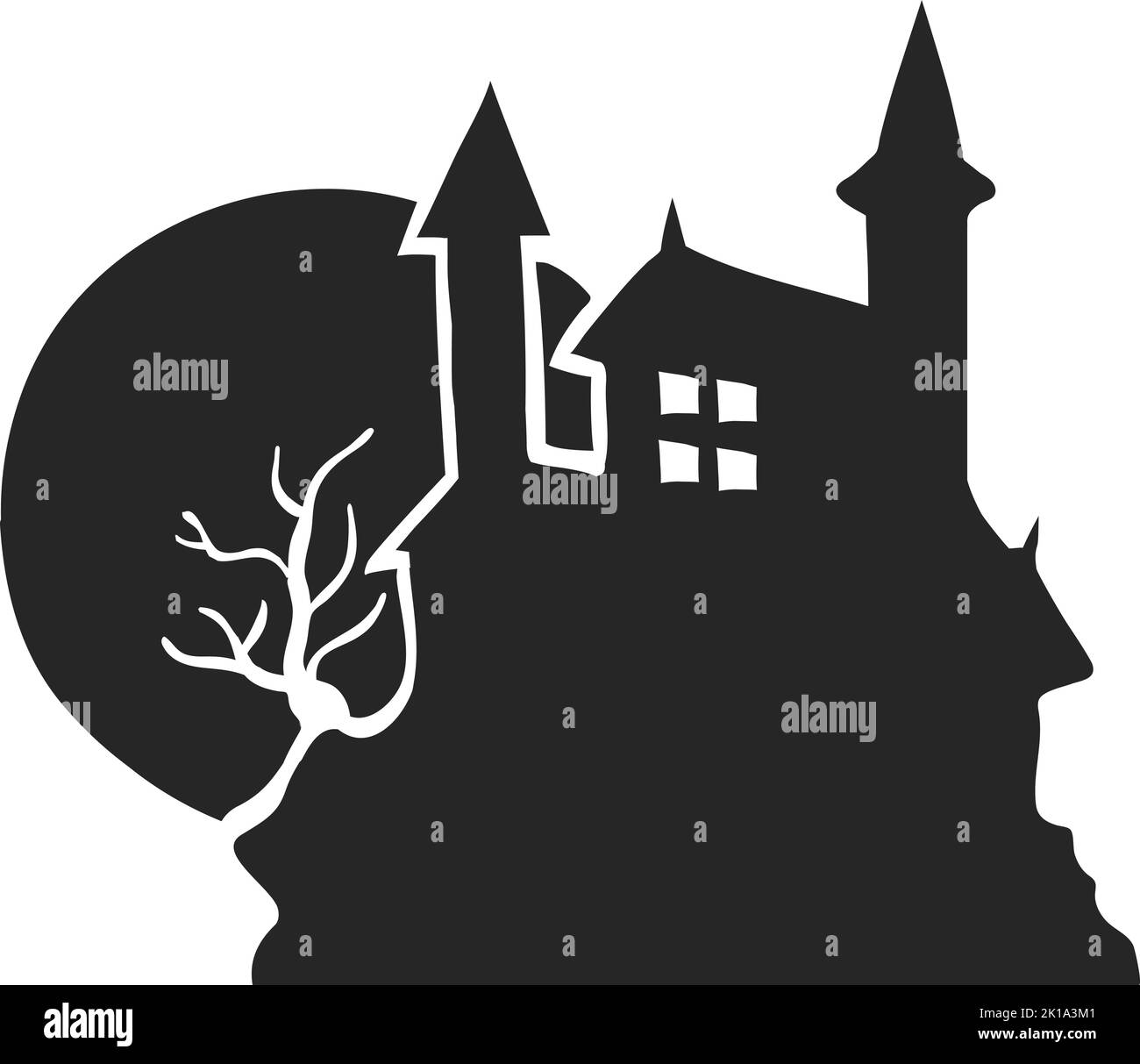 Dark cliff Black and White Stock Photos & Images - Alamy