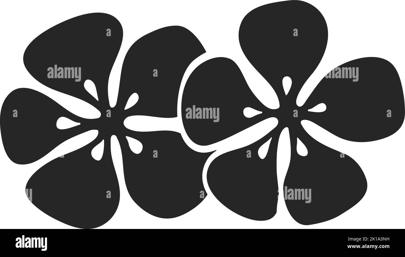 Hand drawn Jasmine flowers vector illustration Stock Vector Image & Art ...