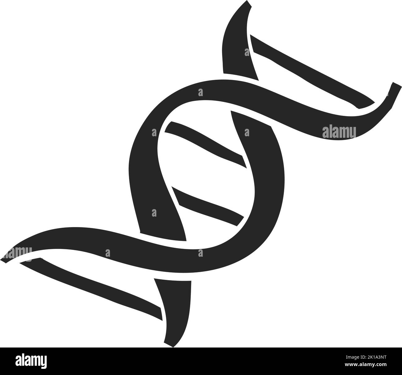 Hand drawn DNA strands vector illustration Stock Vector Image & Art - Alamy