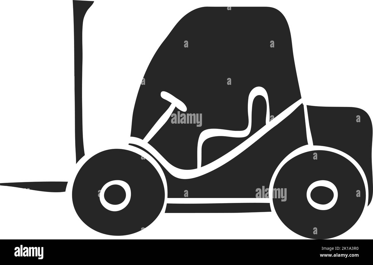 Hand drawn Forklift vector illustration Stock Vector Image & Art - Alamy