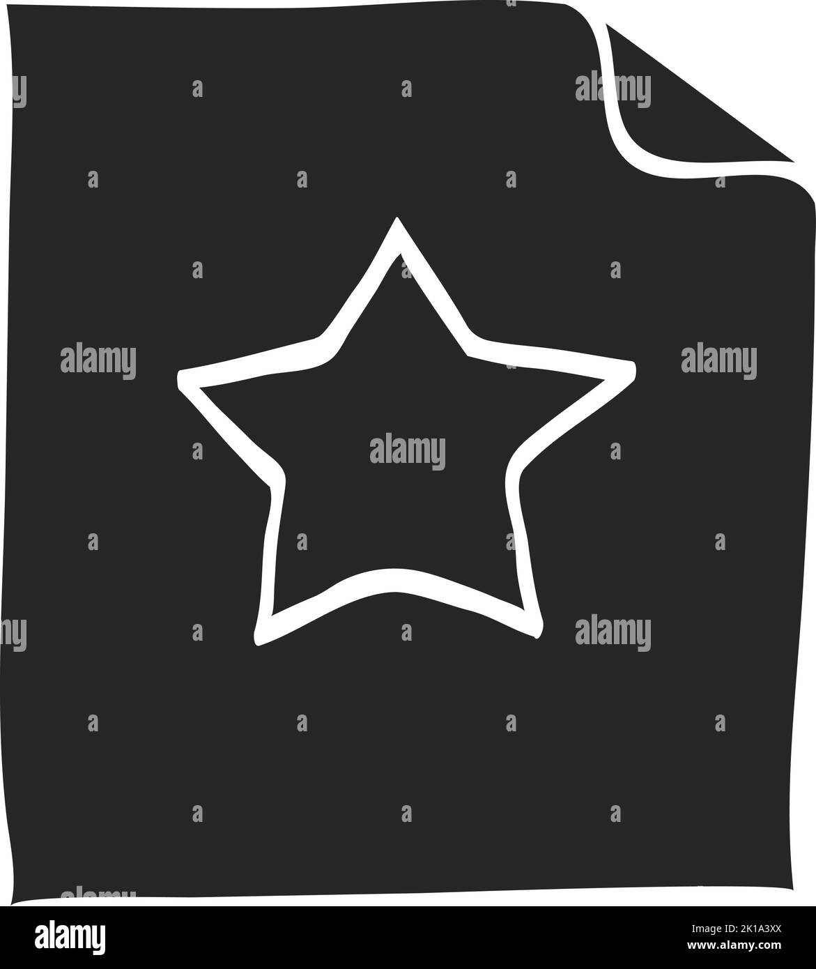 Hand drawn Favorite vector illustration Stock Vector Image & Art - Alamy