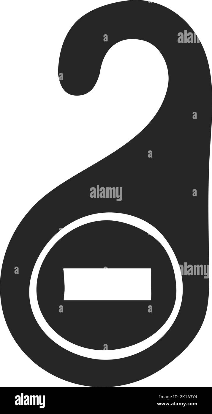 Hand drawn Door handle label vector illustration Stock Vector Image ...