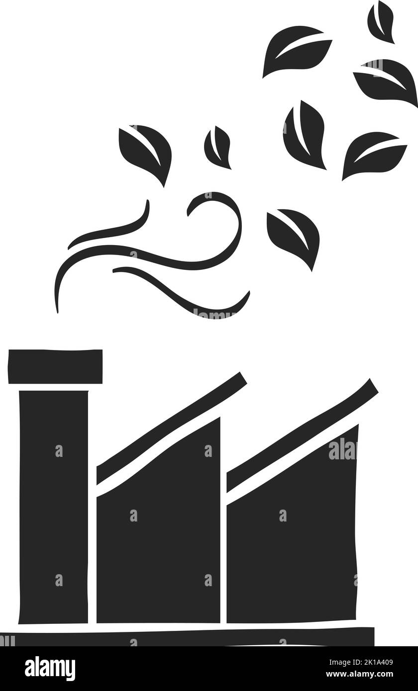 Green factory Cut Out Stock Images & Pictures - Alamy