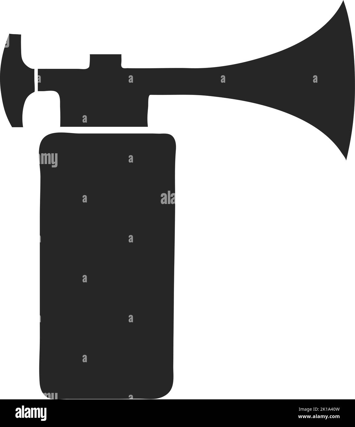 Hand drawn Gas horn vector illustration Stock Vector Image & Art - Alamy