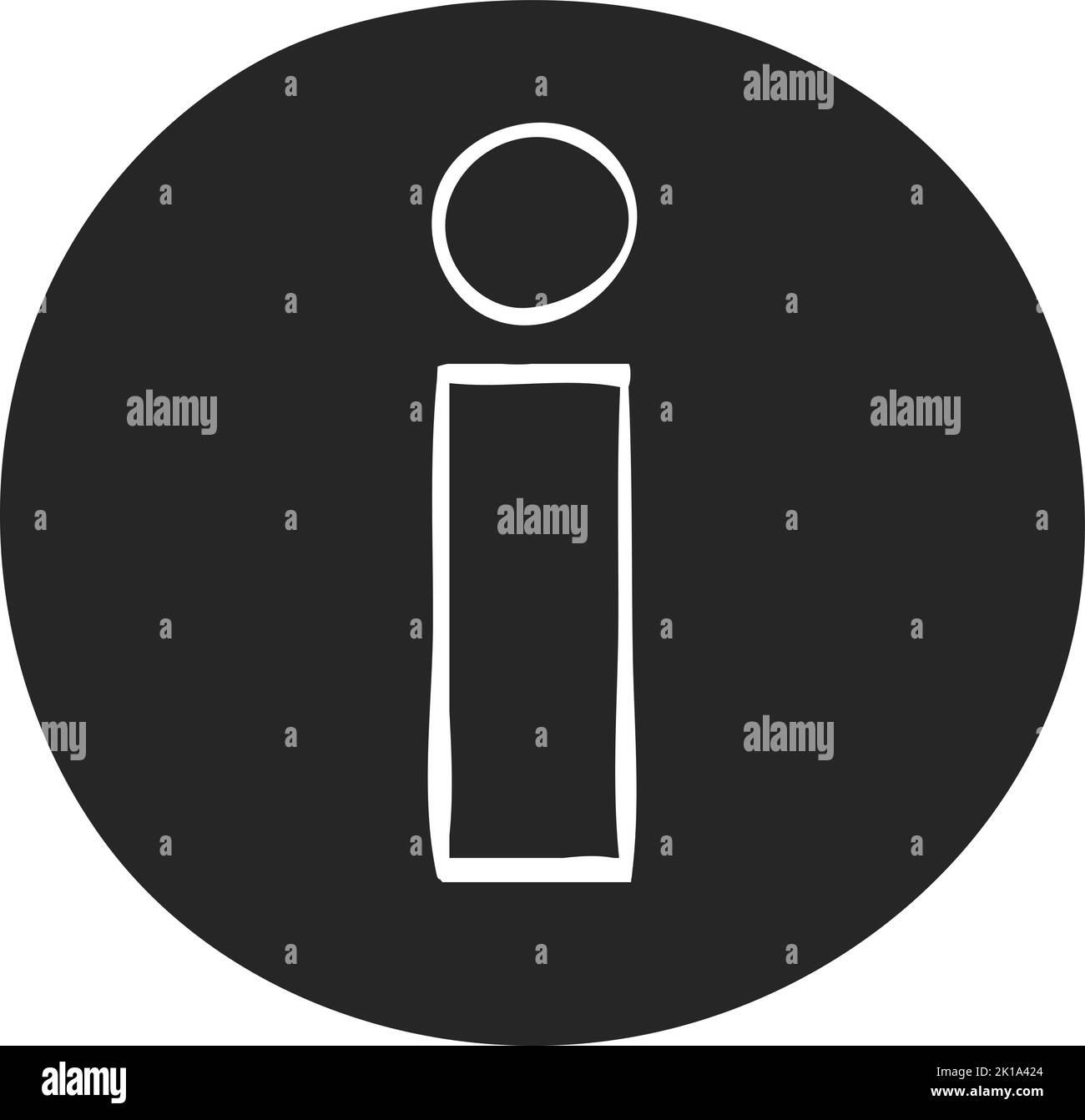 Hand drawn Info sign vector illustration Stock Vector Image & Art - Alamy