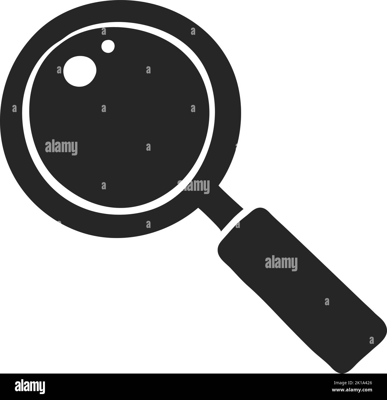 Hand drawn Magnifier vector illustration Stock Vector Image & Art - Alamy