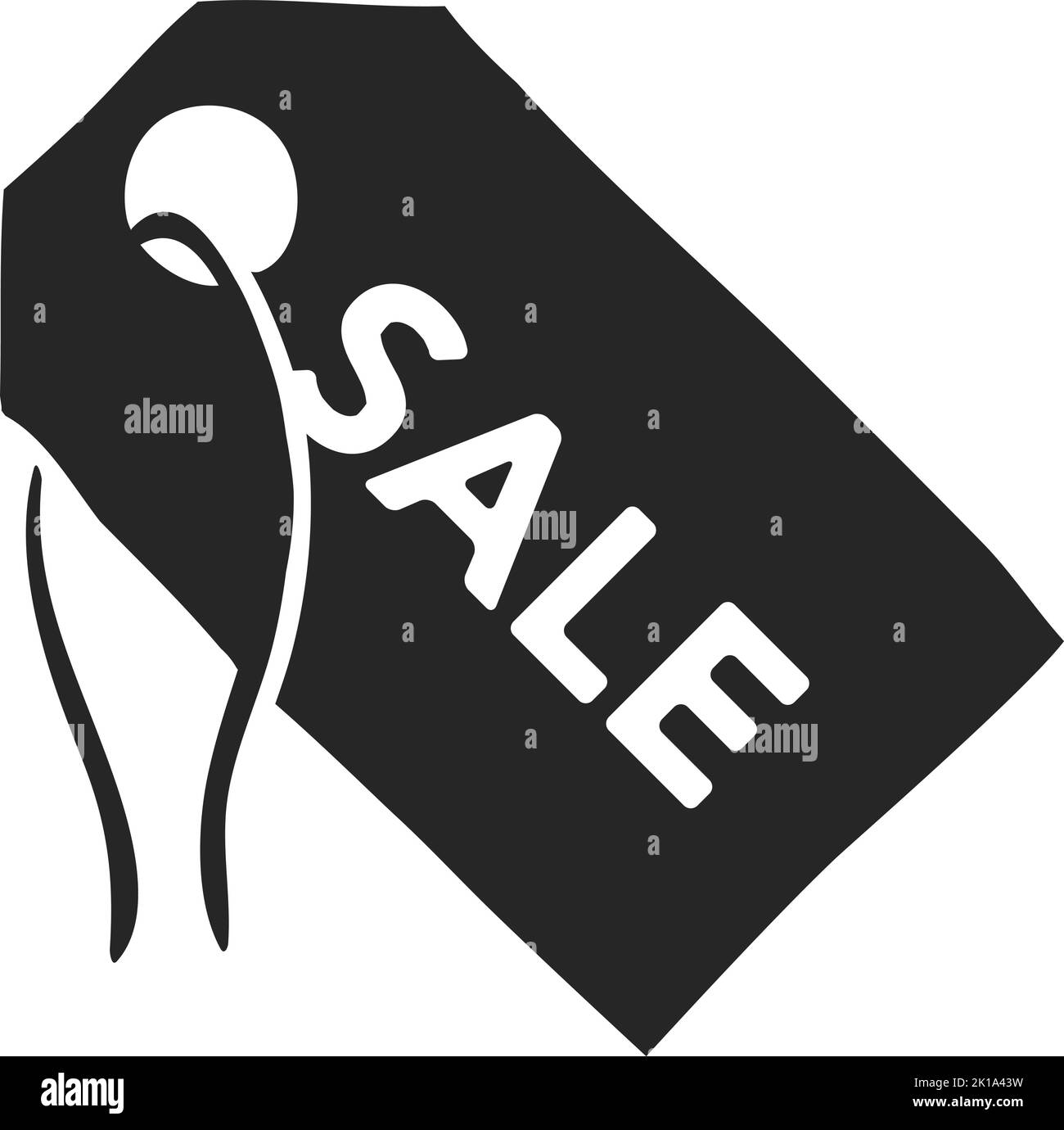 Hand drawn Sale sign vector illustration Stock Vector Image & Art - Alamy