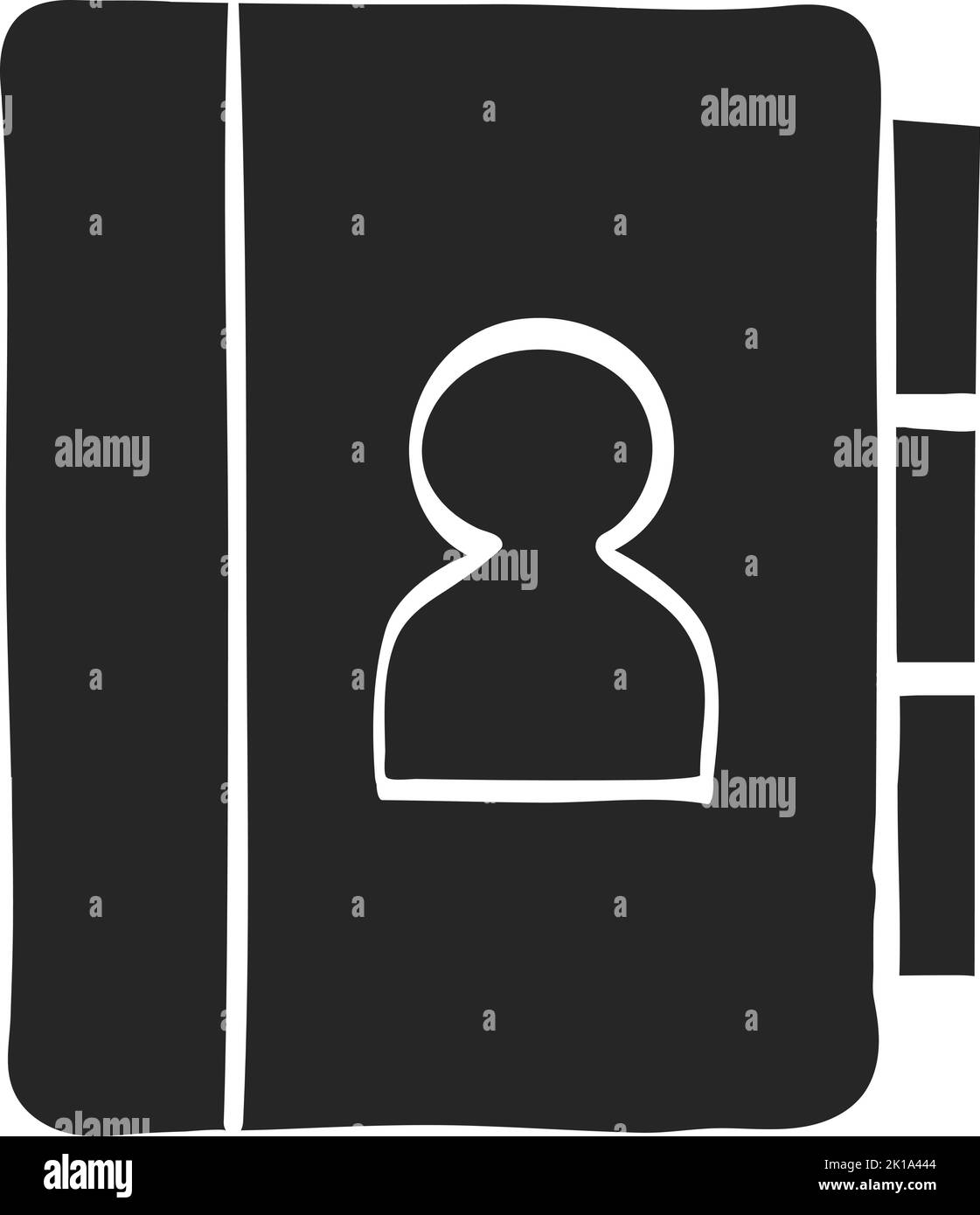 Hand drawn Address book vector illustration Stock Vector Image & Art ...