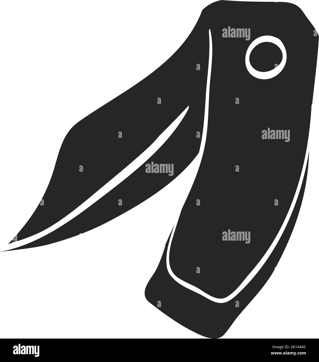 Hand drawn Knife vector illustration Stock Vector Image & Art - Alamy