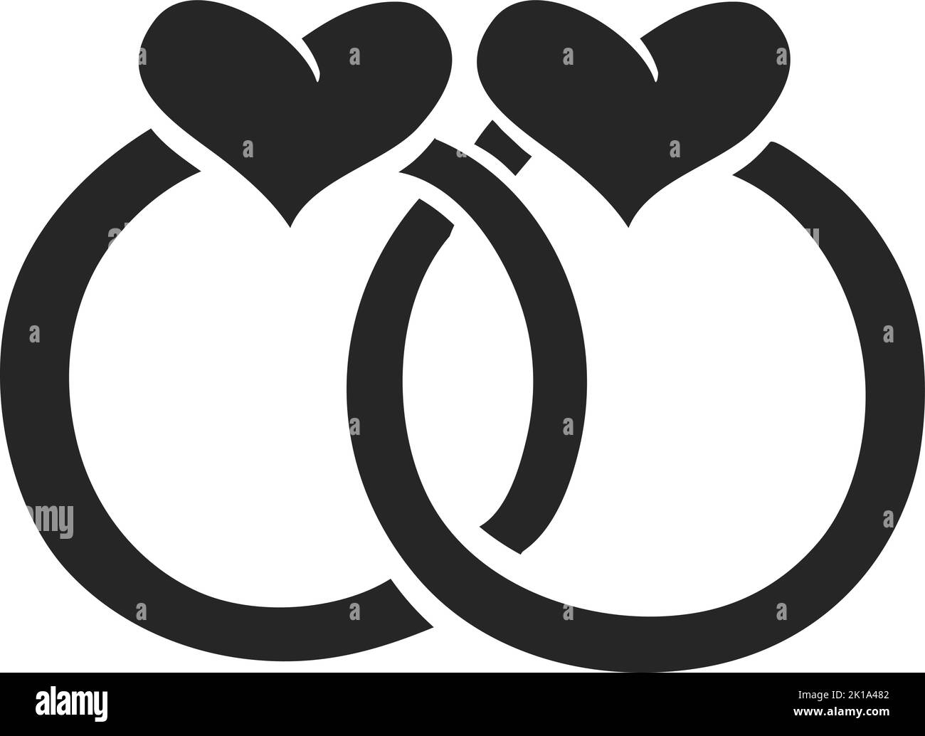 Hand drawn Wedding ring vector illustration Stock Vector Image & Art ...