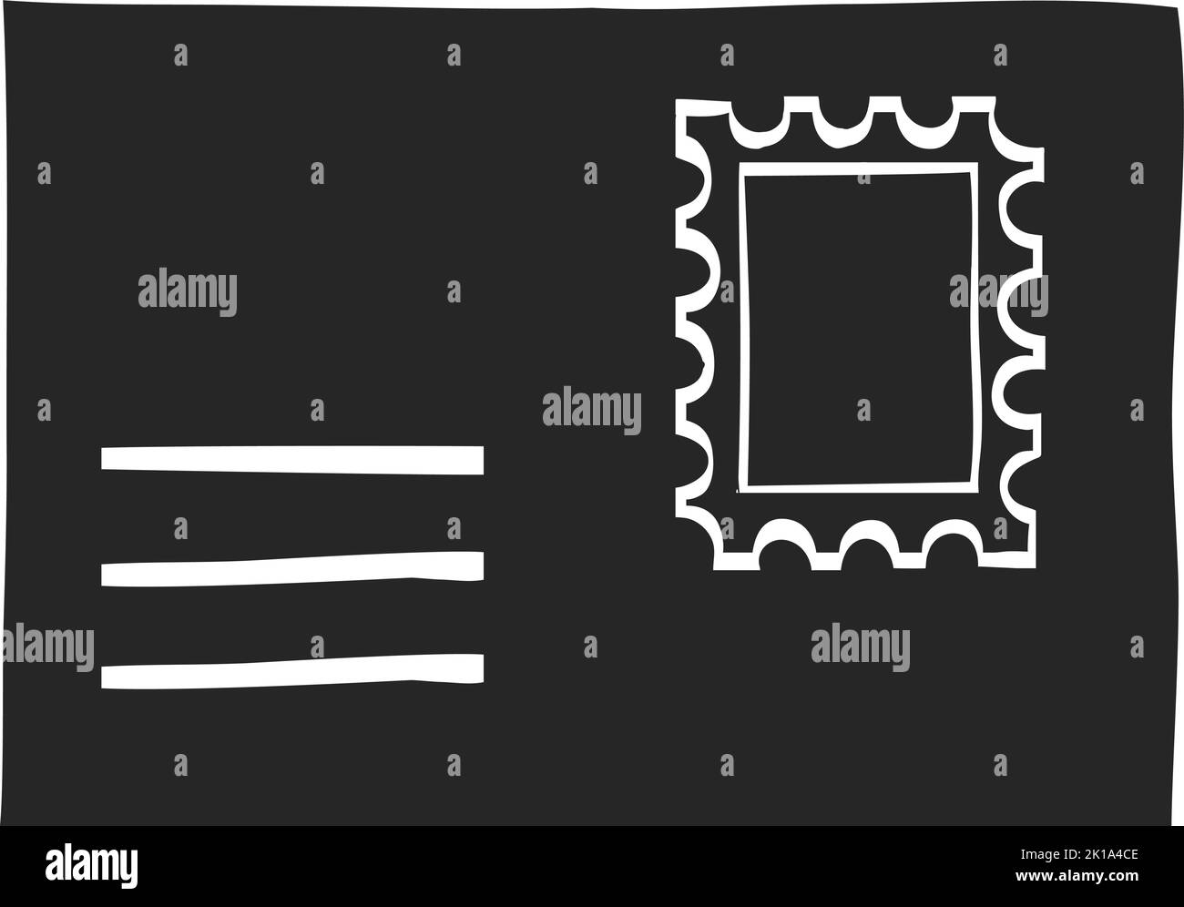 Hand drawn Envelope vector illustration Stock Vector Image & Art - Alamy