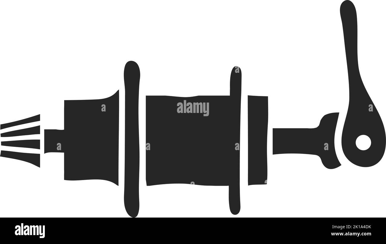 Hand drawn Bicycle hub vector illustration Stock Vector Image & Art - Alamy