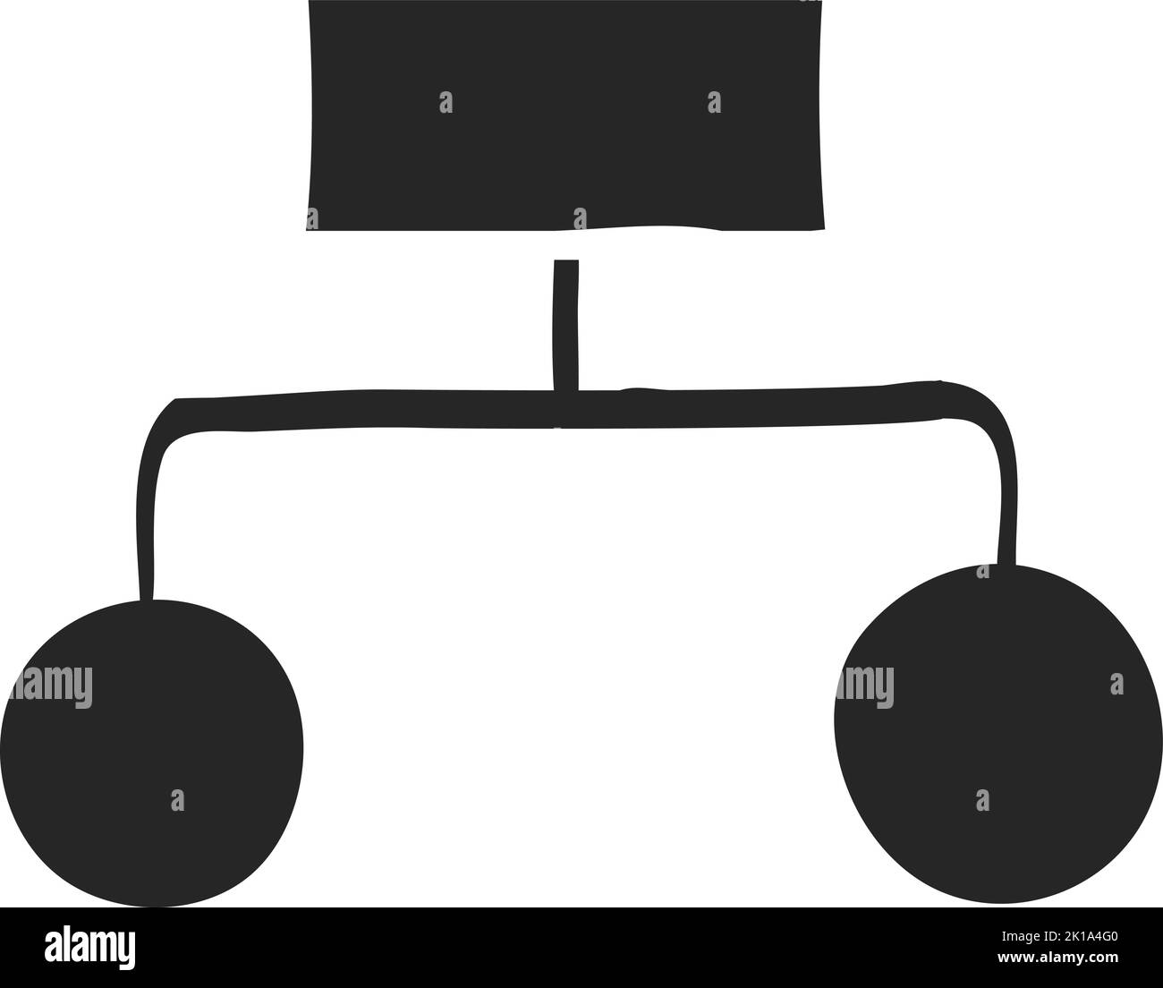 Hand drawn Hierarchy vector illustration Stock Vector Image & Art - Alamy