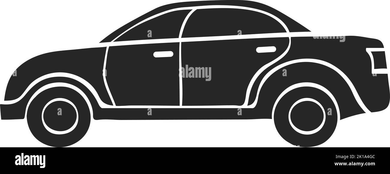 Hand drawn Car vector illustration Stock Vector Image & Art - Alamy