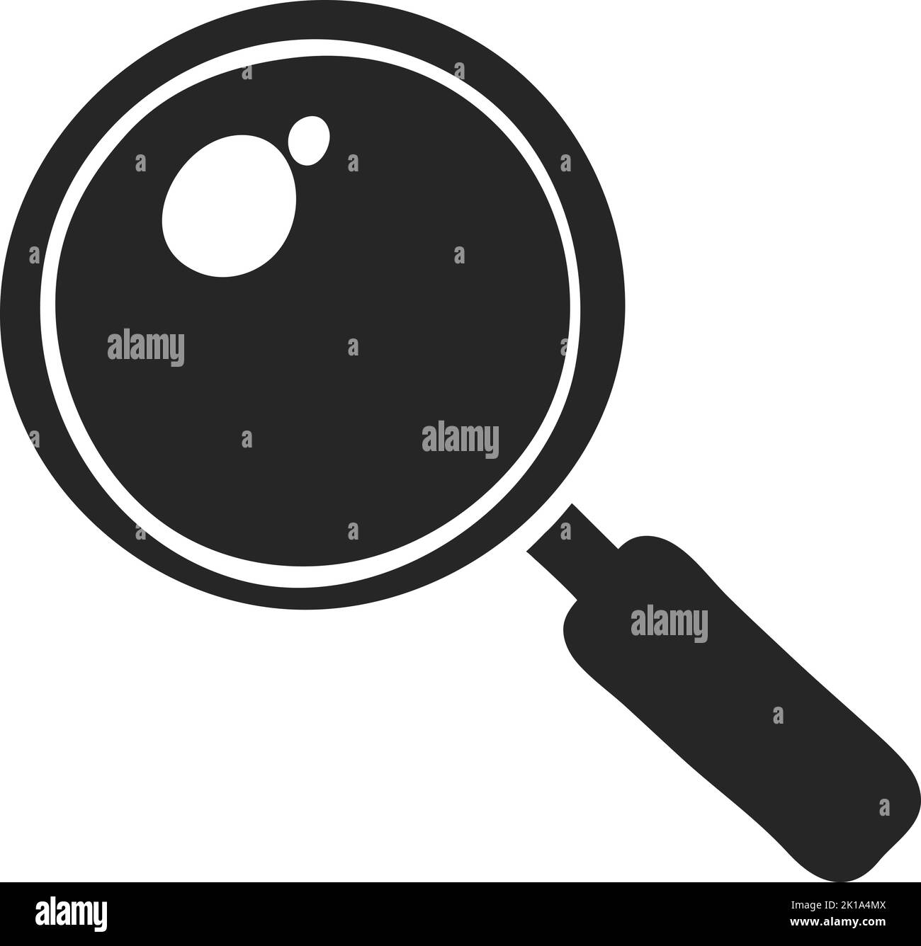 Hand drawn Magnifier vector illustration Stock Vector Image & Art - Alamy