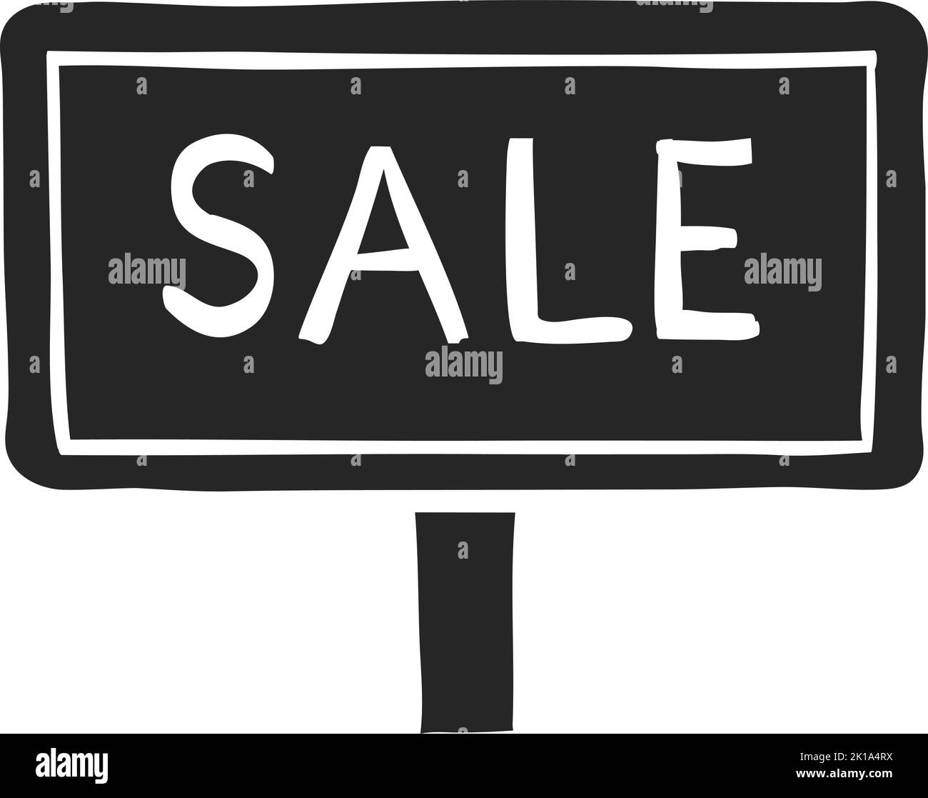 Hand drawn Sale sign vector illustration Stock Vector Image & Art - Alamy