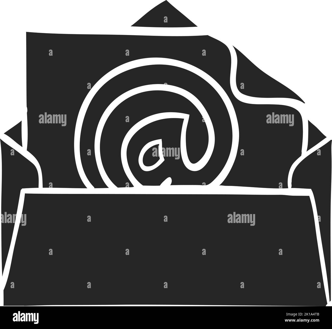 Hand drawn Envelope vector illustration Stock Vector Image & Art - Alamy