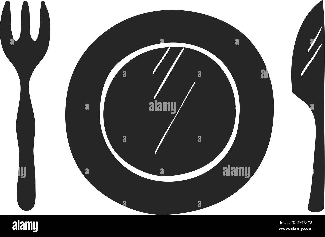 Hand drawn Dishes vector illustration Stock Vector Image & Art - Alamy