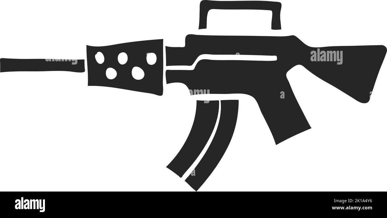 Hand drawn Vintage firearm vector illustration Stock Vector Image & Art ...