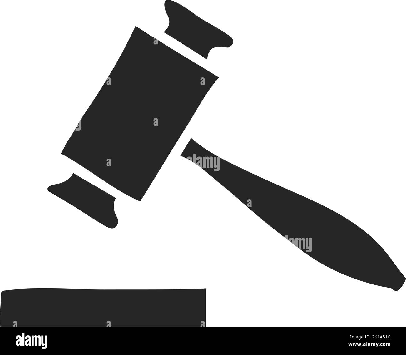 Hand drawn Wood hammer vector illustration Stock Vector Image & Art - Alamy