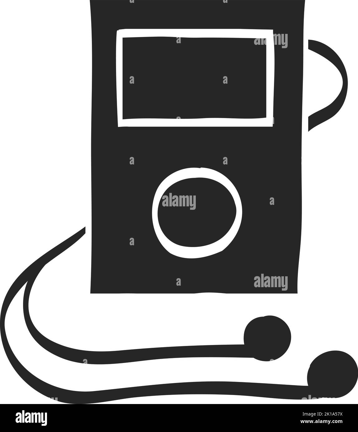 Hand drawn Music player vector illustration Stock Vector Image & Art ...