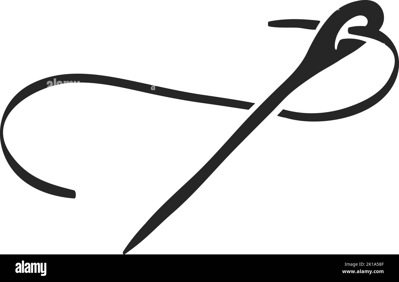 Hand drawn Needle vector illustration Stock Vector Image & Art - Alamy