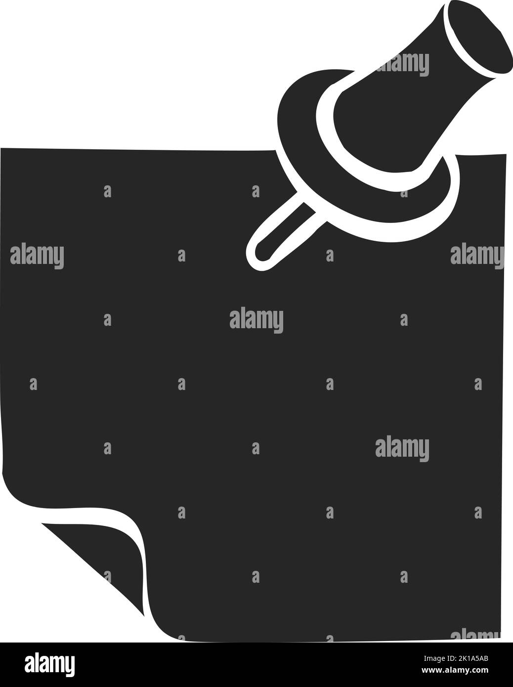 Hand drawn Sticky note vector illustration Stock Vector Image & Art - Alamy