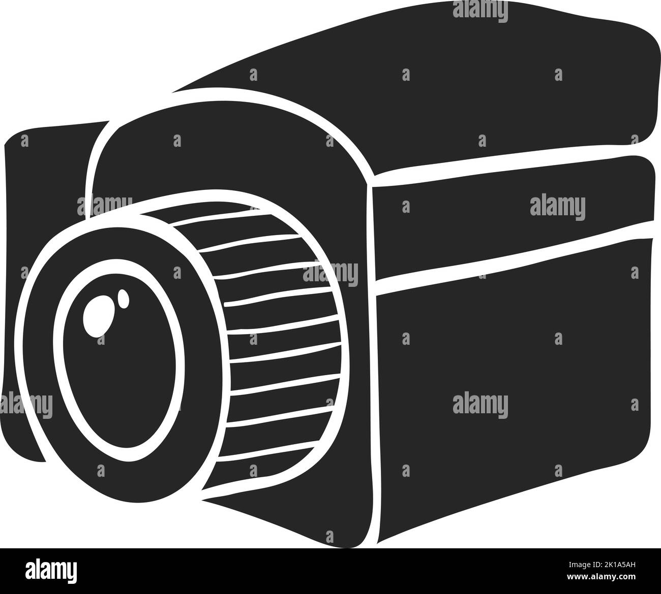 Hand drawn Camera vector illustration Stock Vector Image & Art - Alamy