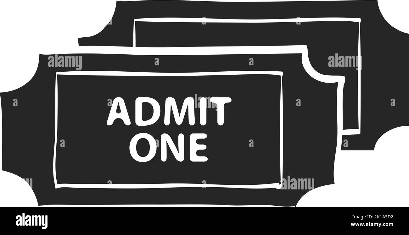 Hand drawn Ticket vector illustration Stock Vector Image & Art - Alamy