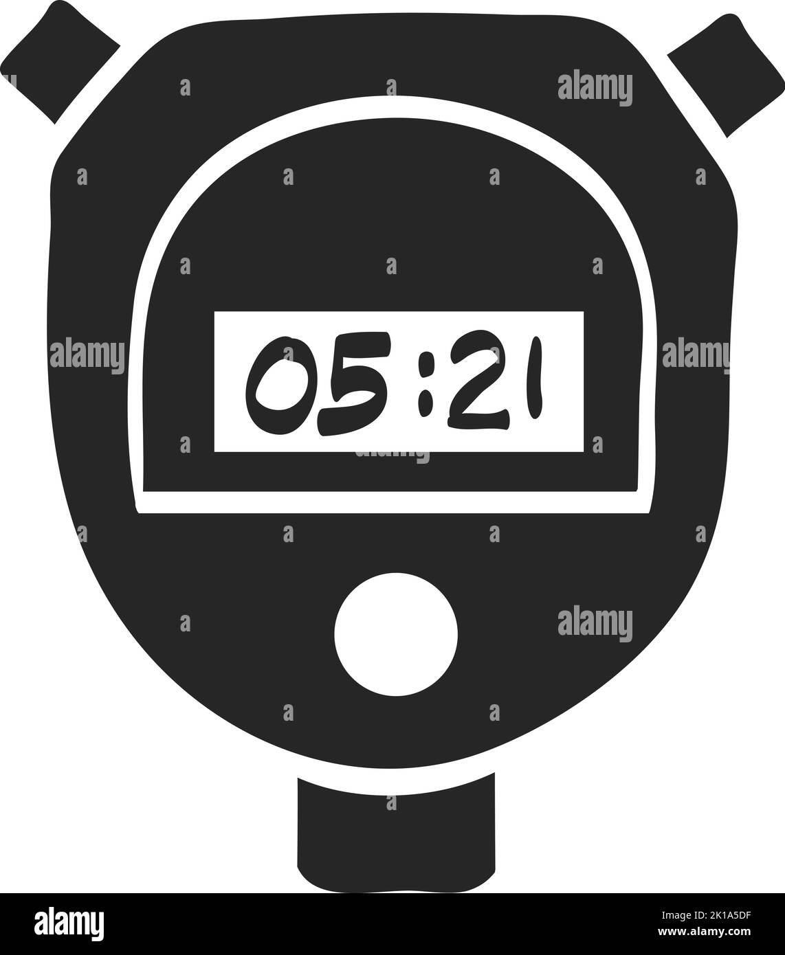 Hand drawn Stopwatch vector illustration Stock Vector Image & Art - Alamy