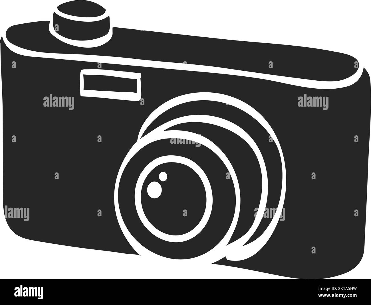 Hand drawn Camera vector illustration Stock Vector Image & Art - Alamy