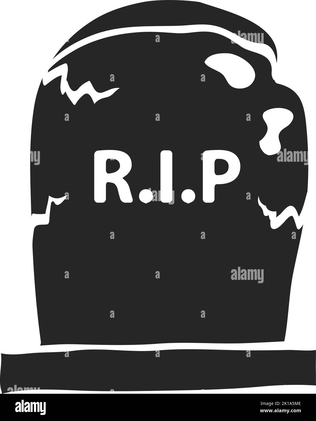 Hand drawn tomb stone vector illustration Stock Vector Image & Art - Alamy