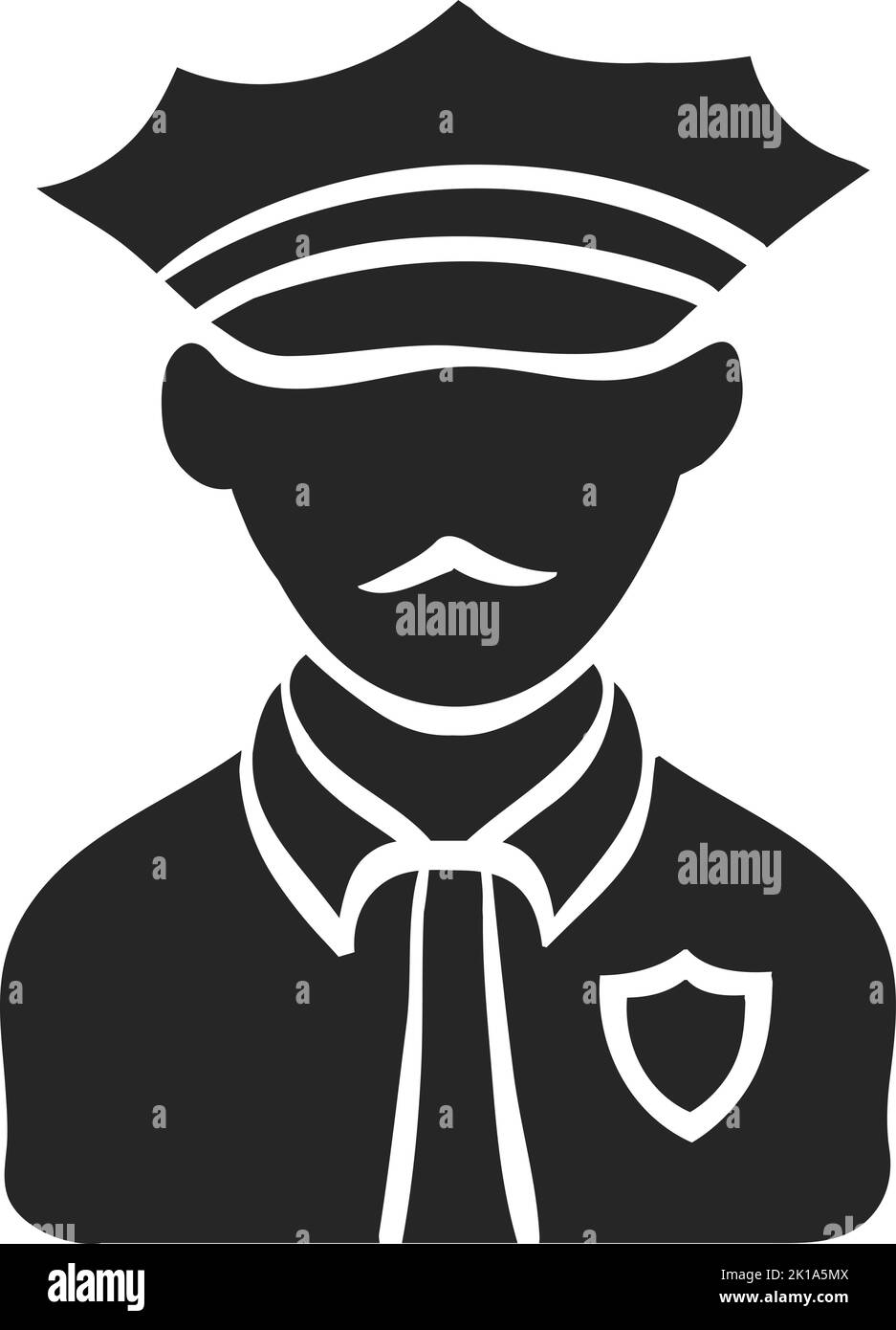 Avatar police man Black and White Stock Photos & Images - Alamy