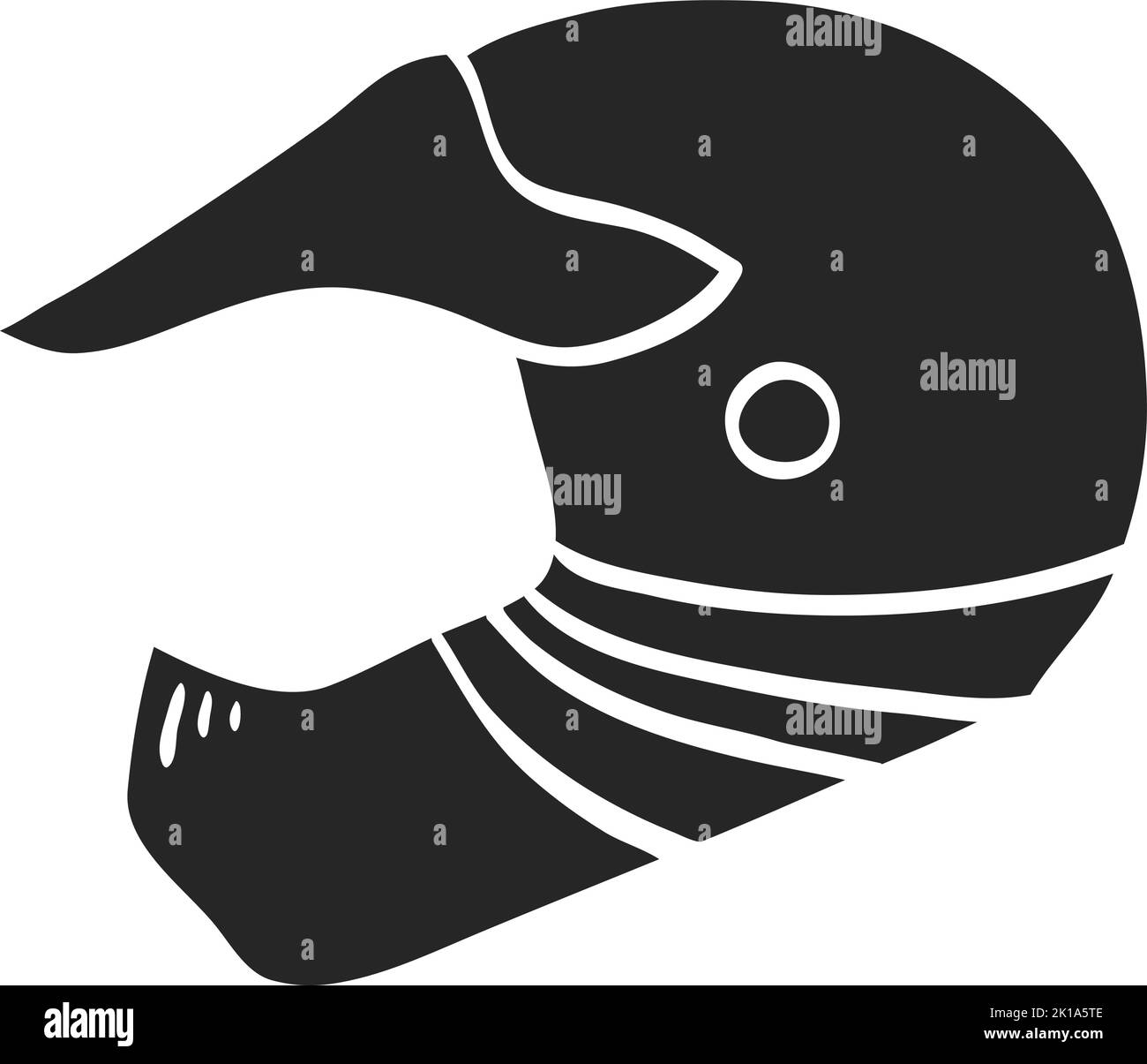 Hand drawn Motorcycle helmet vector illustration Stock Vector Image ...