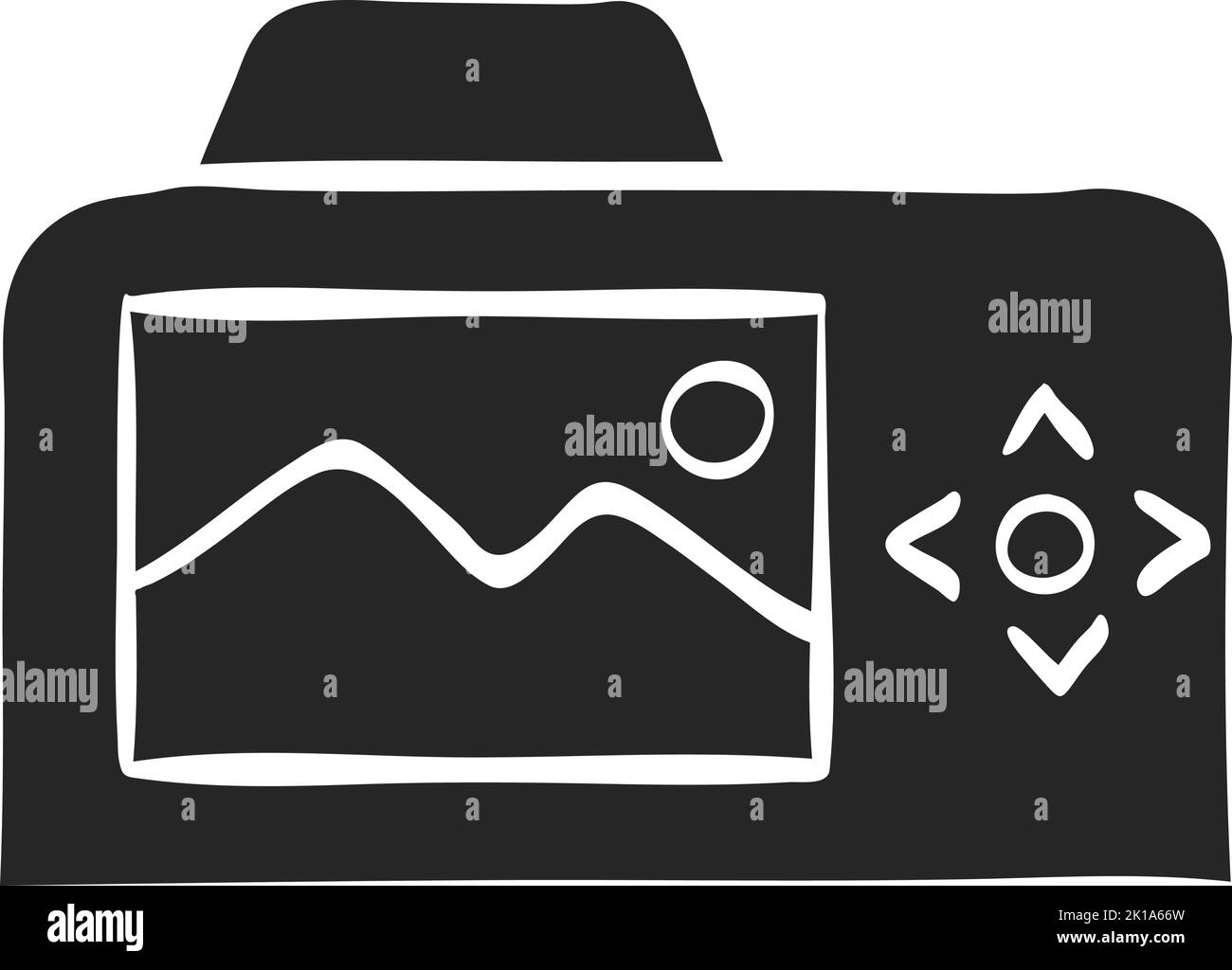 Hand drawn Camera vector illustration Stock Vector Image & Art - Alamy