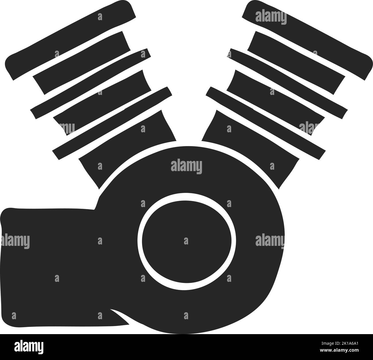 Hand drawn Motorcycle machine vector illustration Stock Vector Image ...