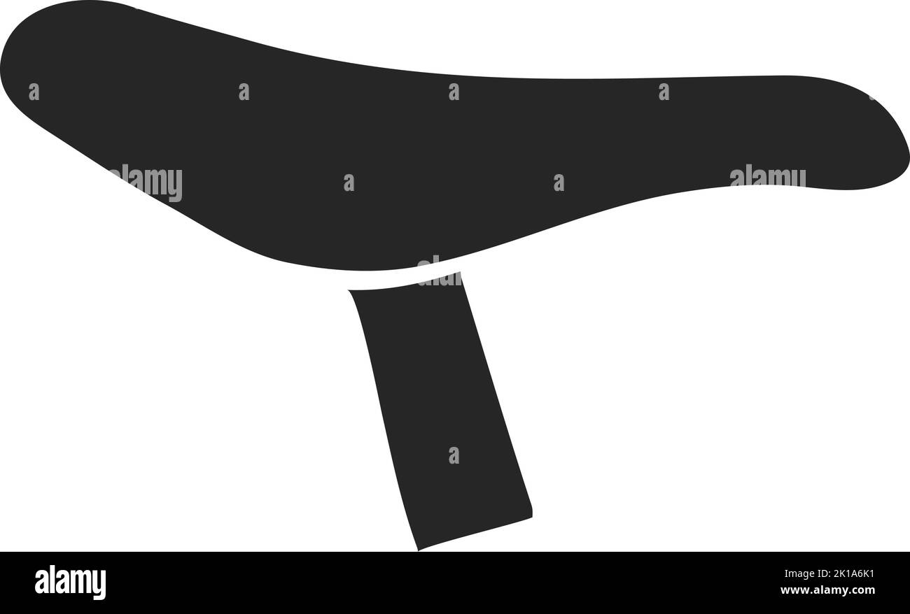 Hand drawn Bicycle saddle vector illustration Stock Vector Image & Art ...