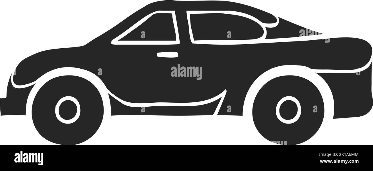Hand drawn Car vector illustration Stock Vector Image & Art - Alamy
