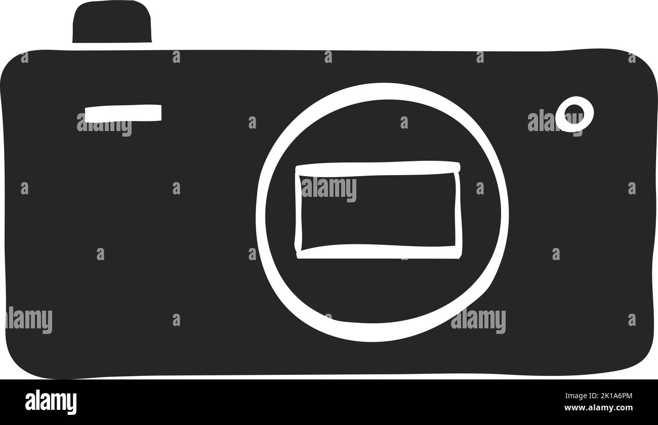 Hand drawn Camera vector illustration Stock Vector Image & Art - Alamy